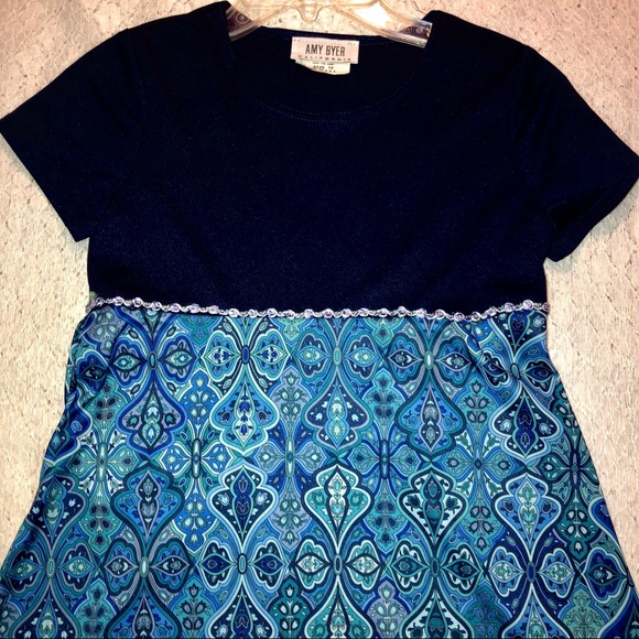 Amy Byer | Dresses | Amy Byer Girls Size 2 Long Dress Dark Royal Blue ...